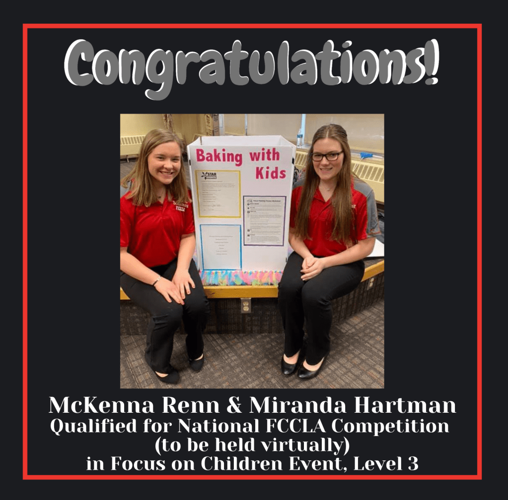 Two Lancers Qualify for National FCCLA Competition! – USD 247 Southeast ...