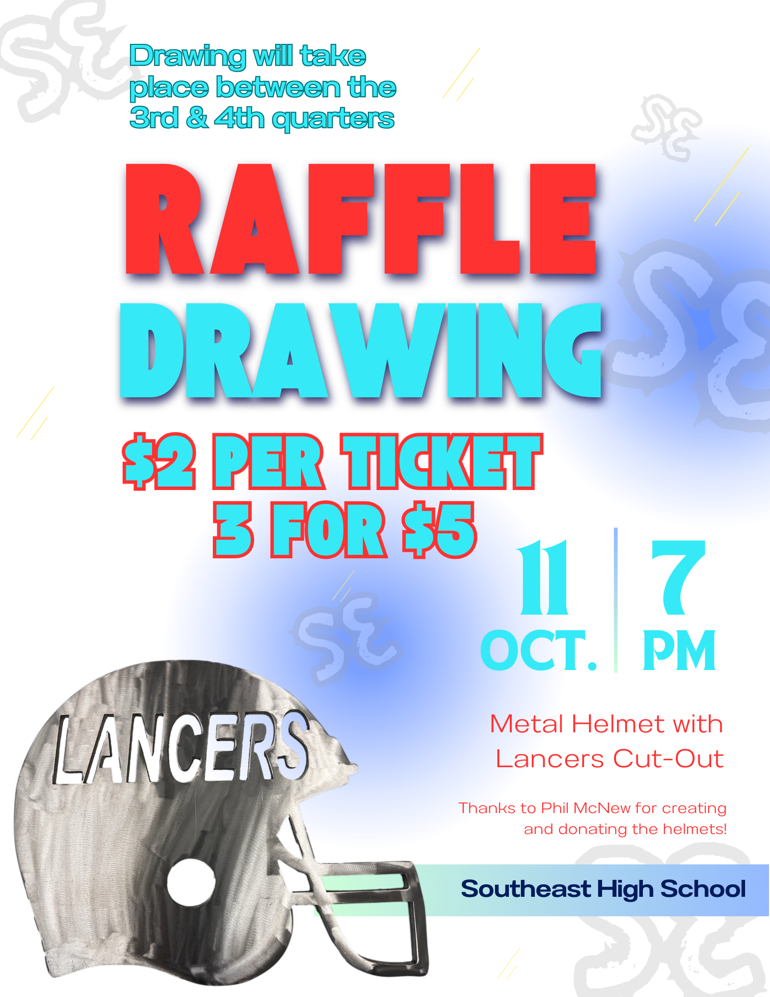SHS Student Council Raffle – 10/11 – USD 247 Southeast Lancers
